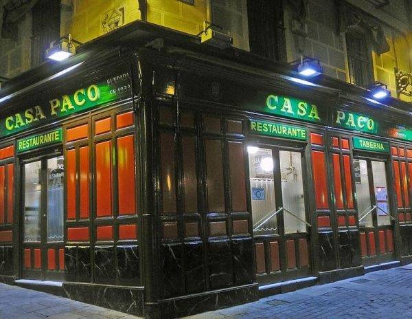 restaurante Casa Paco [ Platos variados y tradicionales de España ]